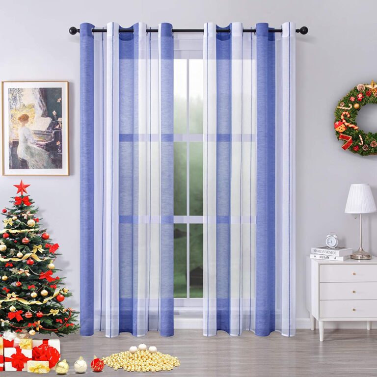 Cortinas azules y blancas - Envíos en 24 horas con Garantía