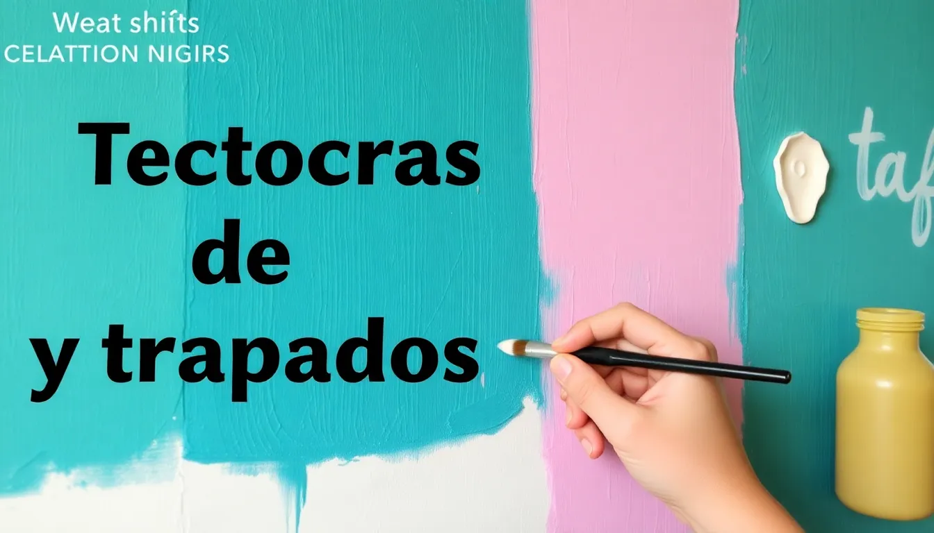 Técnicas de veladuras y trapeados en pintura - VIP Cortinas