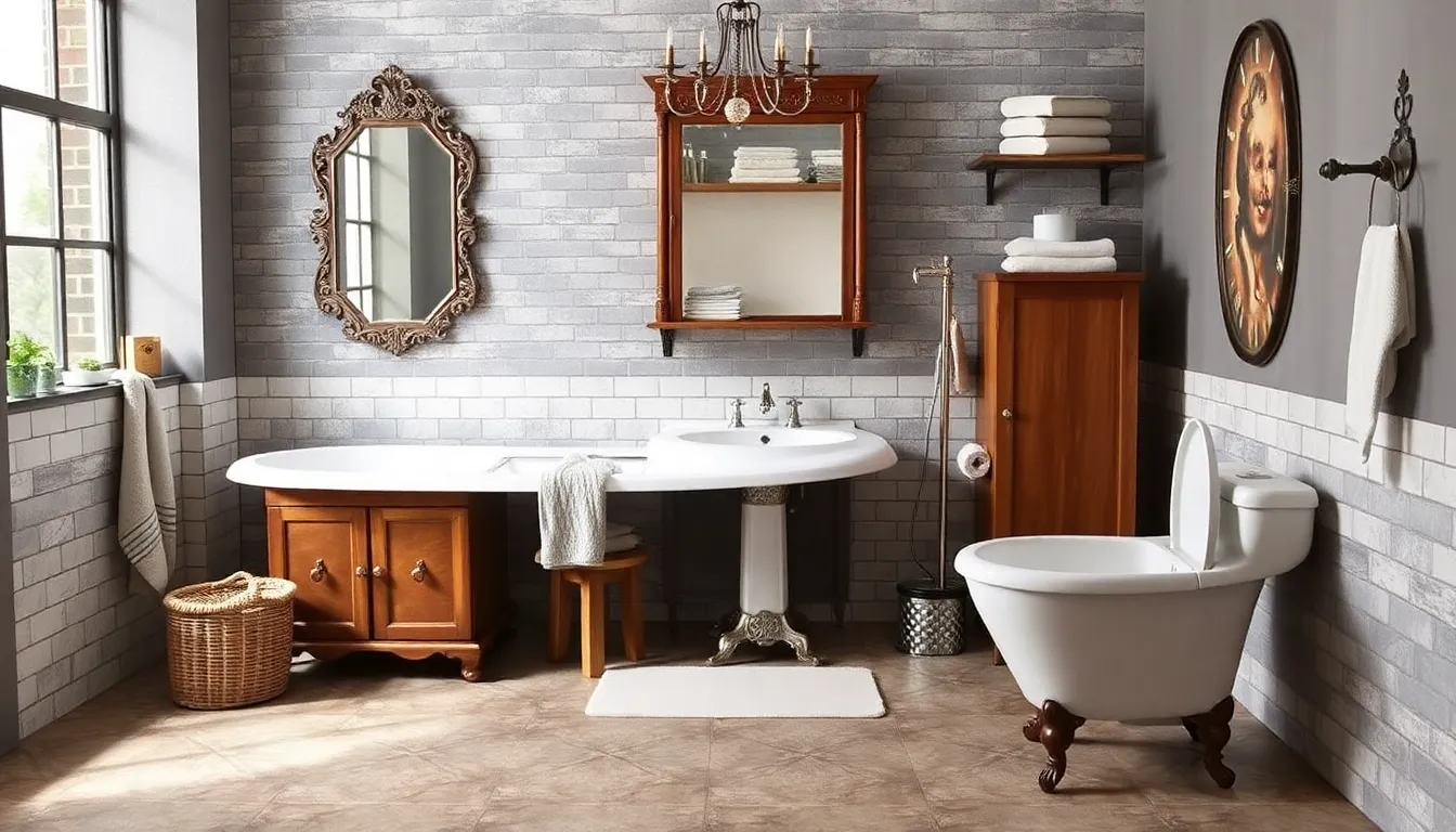 Ideas y muebles para decorar un baño vintage con fotos inspiradoras ...