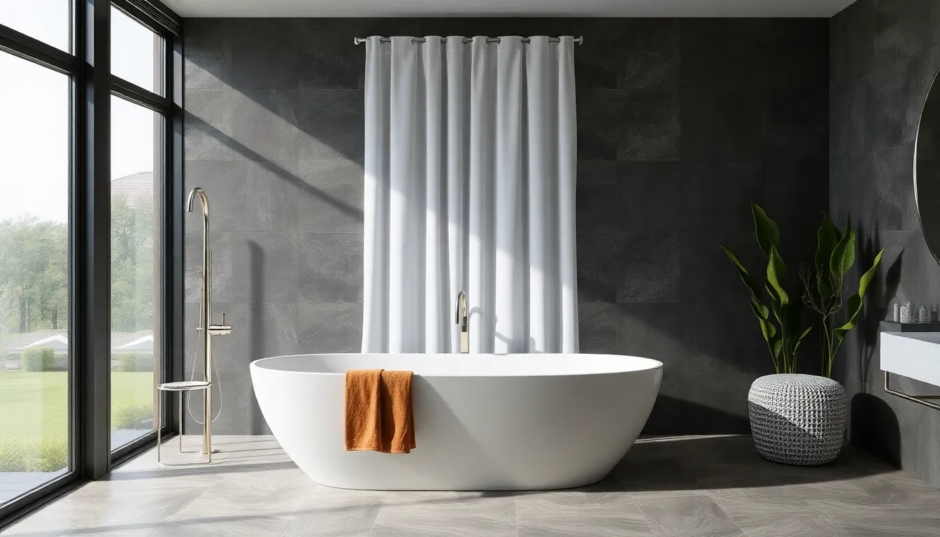 Cortina de baño ideal para ambientes sociales - VIP Cortinas